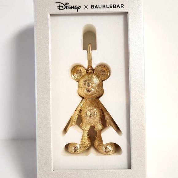 Disney | Accessories | Disney Baublebar Mickey Mouse Keychain Bag Charm ...